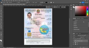 Editable UAE ID Card Template PSD (United Arab Emirates) - Mehran System